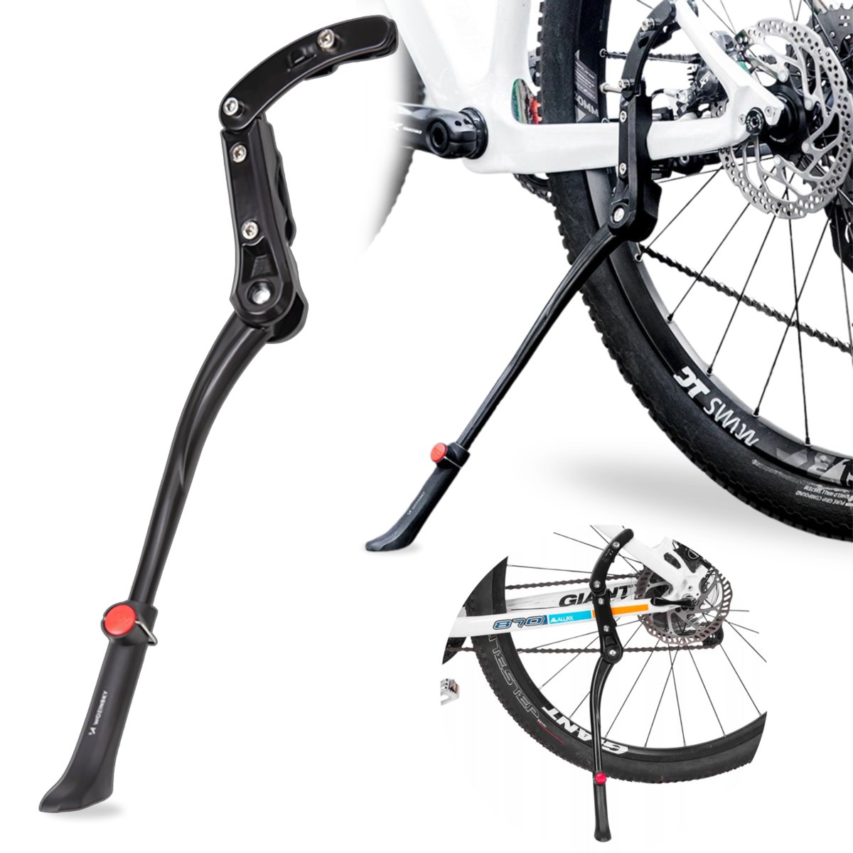 Wozinsky stabilna stopka rowerowa - czarna - Wozinsky | Sport Sklep ...