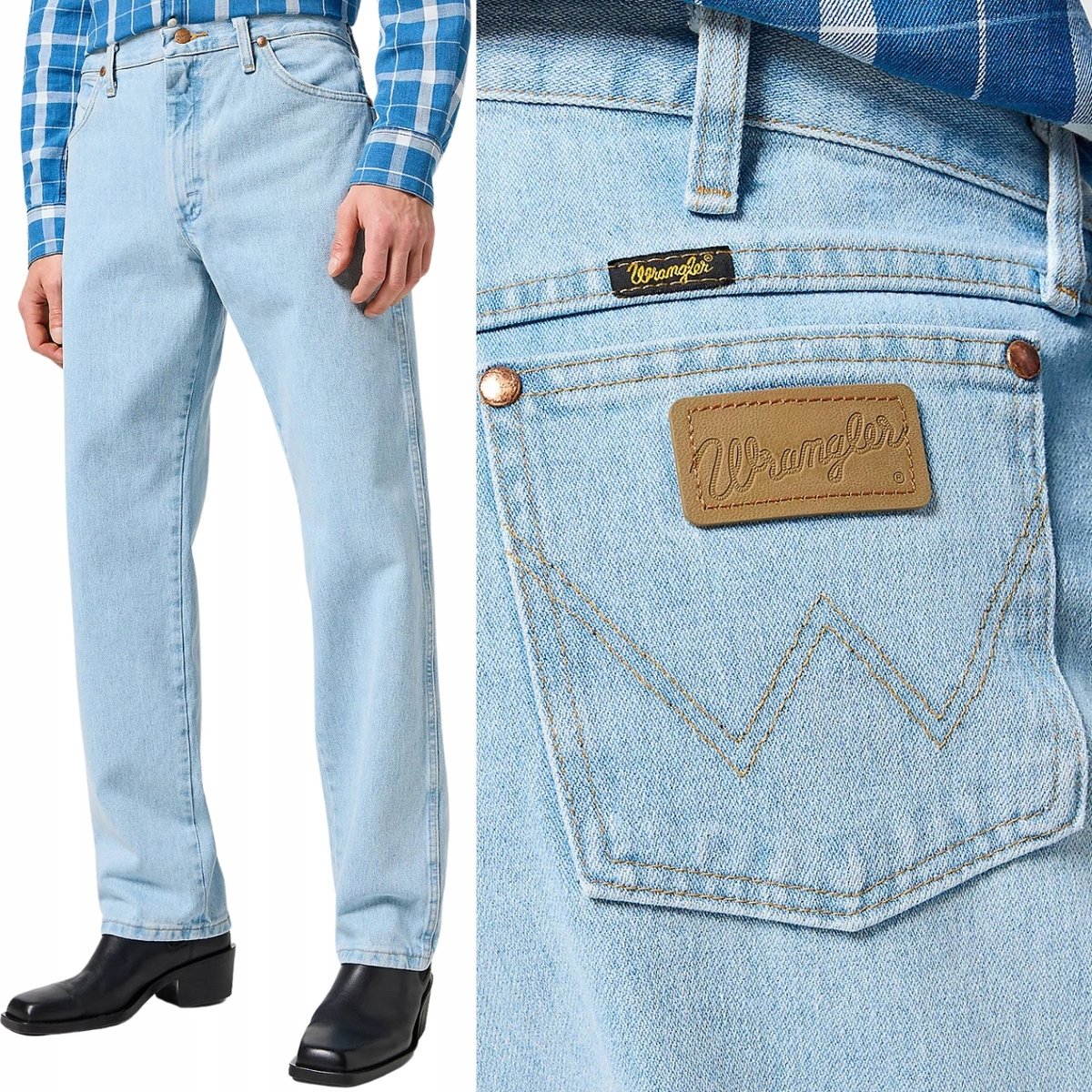 Wrangler 13MWZ Bleach COWBOY CUT klasyczne proste spodnie jeansowe W29 ...