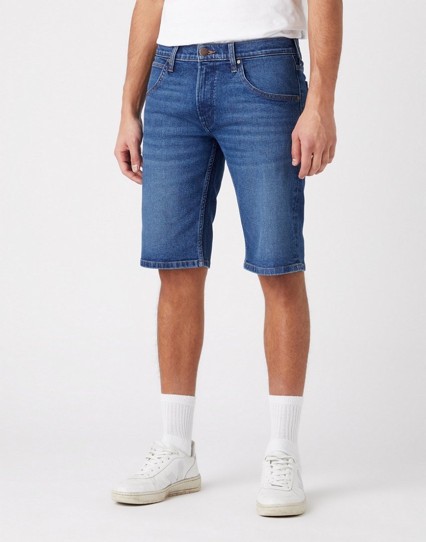 Wrangler Colton Shorts Męskie Szorty Krótkie Spodenki Blue Arcade ...
