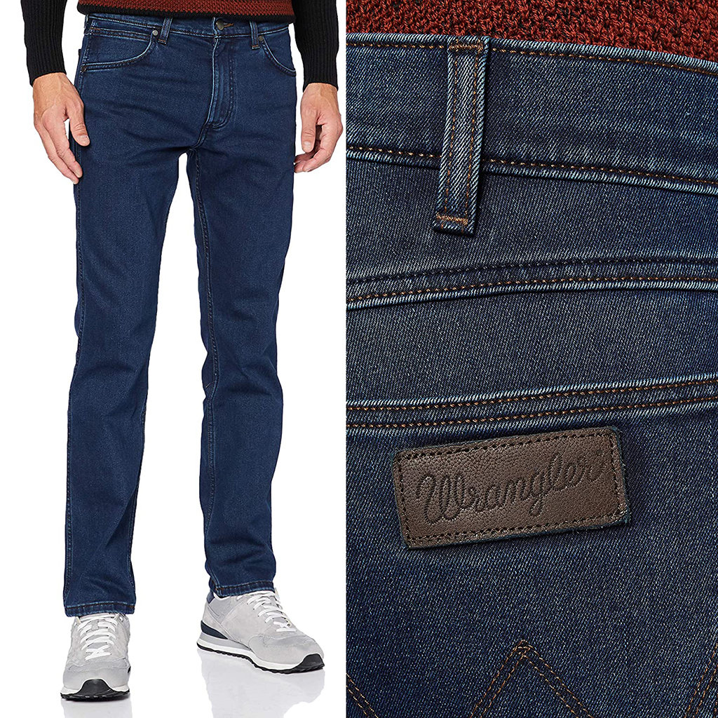 Wrangler Greensboro Dark Fuzz Męskie W40 L32 - Wrangler | Moda Sklep EMPIK.COM