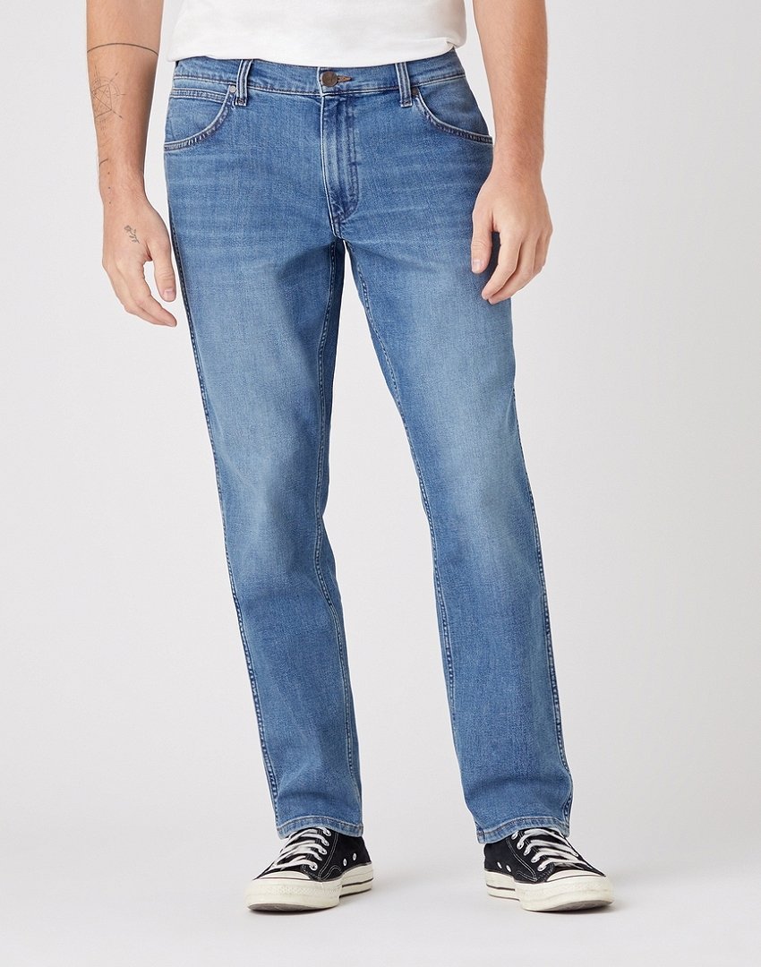 Wrangler Greensboro Męskie Spodnie Jeansowe Dusky Cloud W15Qyj38R-W40 L32 - Inna marka | Moda ...