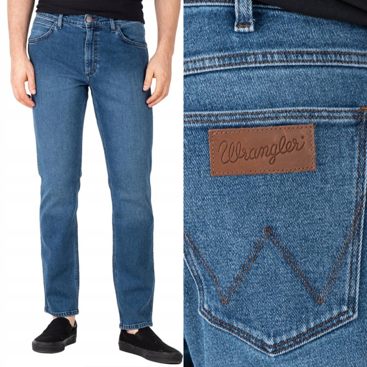 Wrangler GREENSBORO The Look BLUE DŻINS W34 L34 - Wrangler | Moda Sklep ...