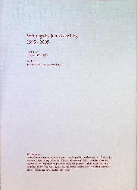 Writings by John Newling 1995 - 2005 - W opisie | Książka w Empik