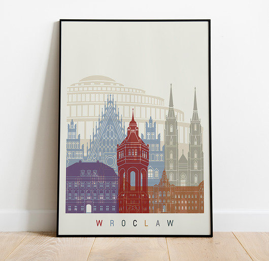 Wrocław plakat, grafika,obraz - Atram | Sklep EMPIK.COM