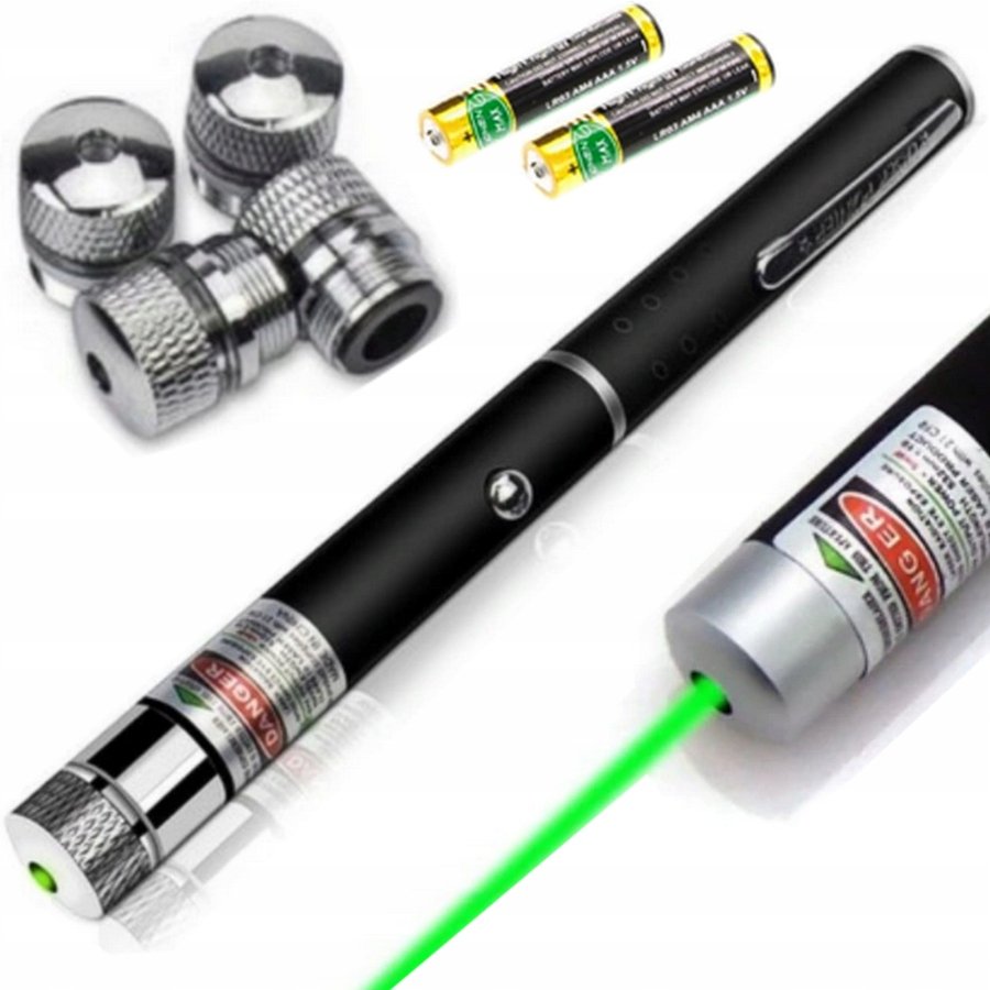 Wskaźnik Laserowy Laser Zielony + 5 Głowic Disco - Inny producent ...