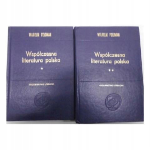 Współczesna literatura Polska T.1-2 - Feldman Wilhelm | Książka w Empik