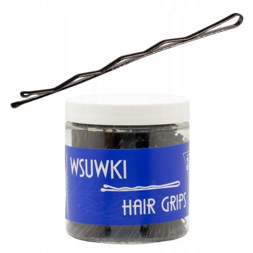 Wsuwki karbowane do włosów z dwiema kulkami czarne 7 cm 500g | Sklep ...