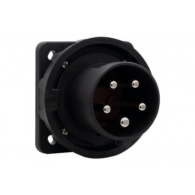 Wtyk siłowy tablicowy odbiornikowy 63A/5P 380V-415V /FE/ IP67 czarny F7.0178 - F-Elektro | Sklep ...