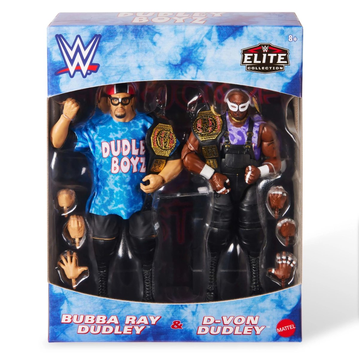 WWE Elite Collection Dudley Boyz Bubba RAY Dudley i D-VON Dudley 2-pak ...