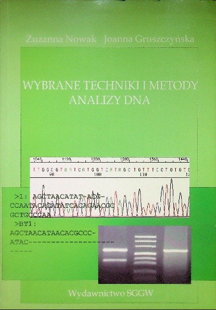 Wybrane Techniki I Metody Analizy Dna - Nowak Zuzanna | Książka w Empik