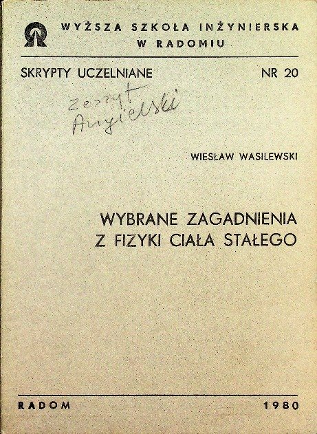 Wybrane zagadnienia z fizyki ciała stałego - W opisie | Książka w Empik