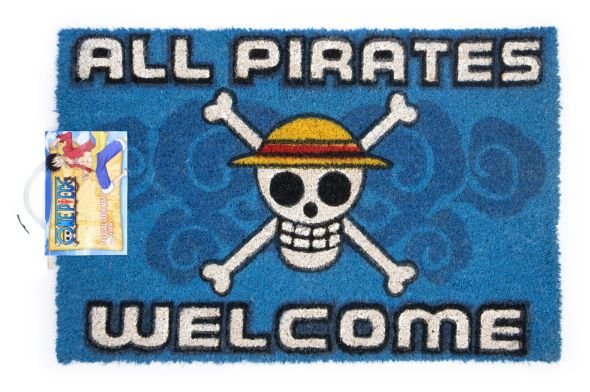 Wycieraczka pod drzwi One Piece All Pirates Welcome zewnętrzna 60x40 cm ...