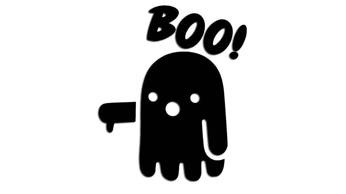 Wycinana naklejka DUCH - DUSZEK - BOO! - HALLOWEEN różne kolory - J and ...
