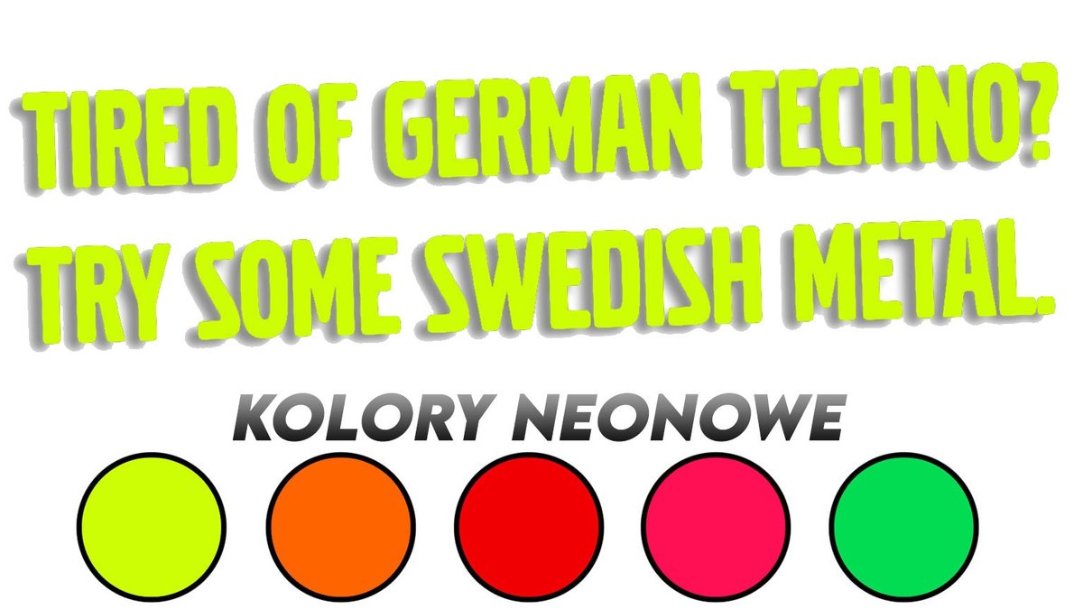 Wycinana naklejka GERMAN TECHNO SWEDISH METAL (do Saab Scania Volvo ...