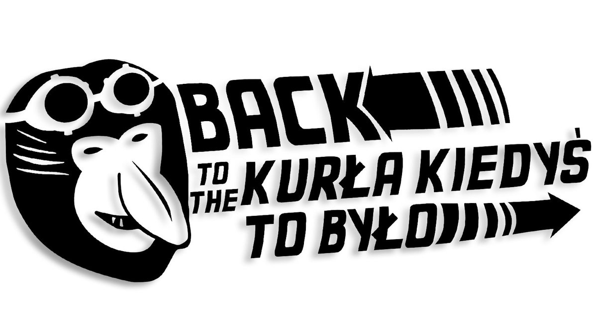 Wycinana naklejka NOSACZ JANUSZ - BACK TO THE KIEDYŚ TO BYŁO różne ...