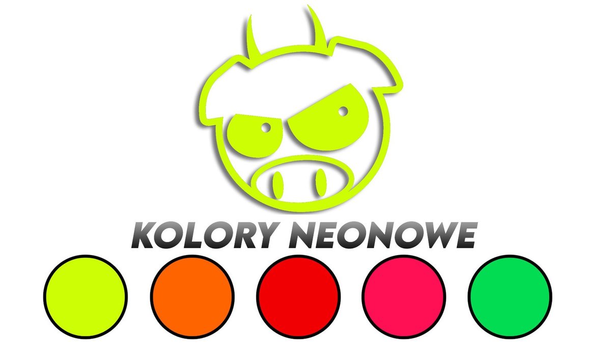 Wycinana naklejka PIG ŚWINKA DIABEŁ EVIL ROGI do Subaru kolory neonowe ...