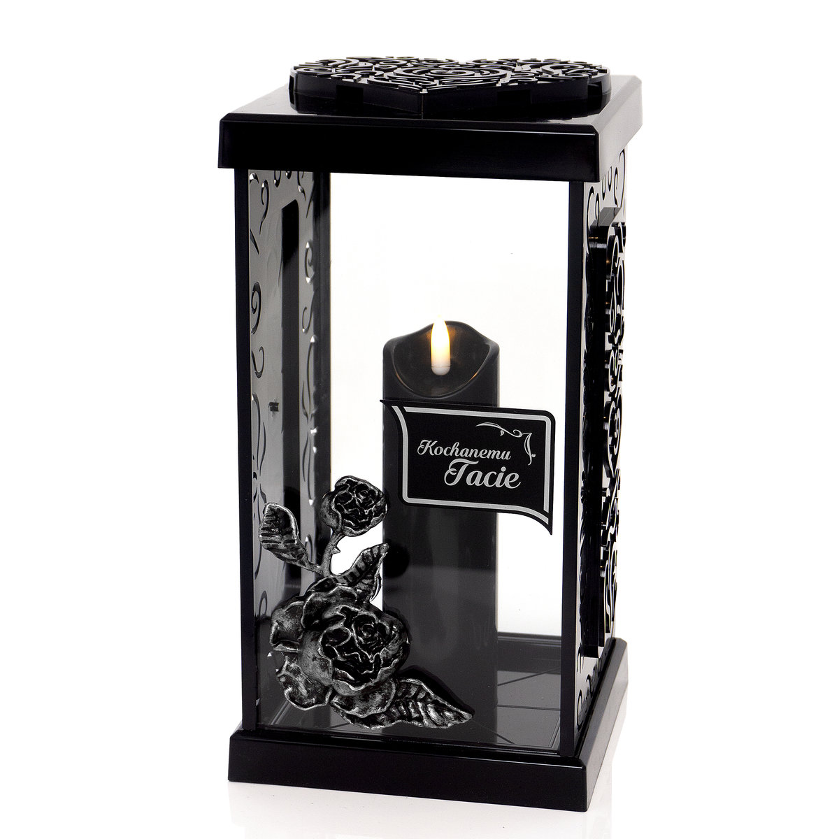 Wyjątkowy ażurowy znicz dla taty na dzień ojca LATARNIA GRACJA TACIE ...