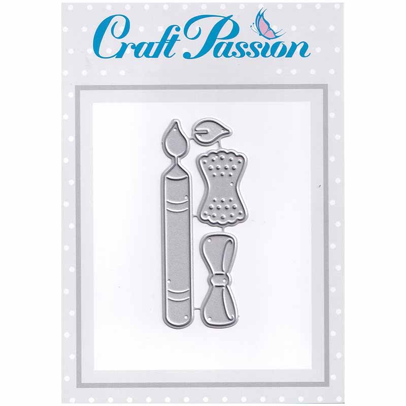 Wykrojnik do papieru Craft Passion - Świeca do chrztu - Craft Passion | Sklep EMPIK.COM