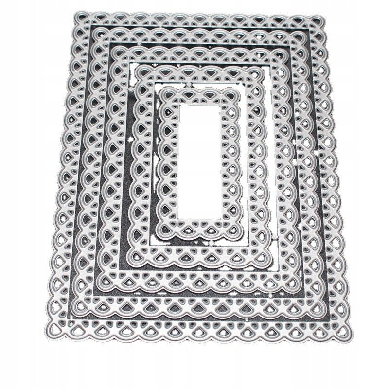 Wykrojnik do papieru EMBOSSING szablon do WYTŁACZANIA RAMKI - Inna ...