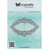 Wykrojnik do papieru - Scrapandme - Ramka owalna - ScrapAndMe | Sklep ...