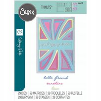 WYKROJNIK do papieru Sizzix Thinlits - Swank Spirals baza kartki - Sizzix | Sklep EMPIK.COM