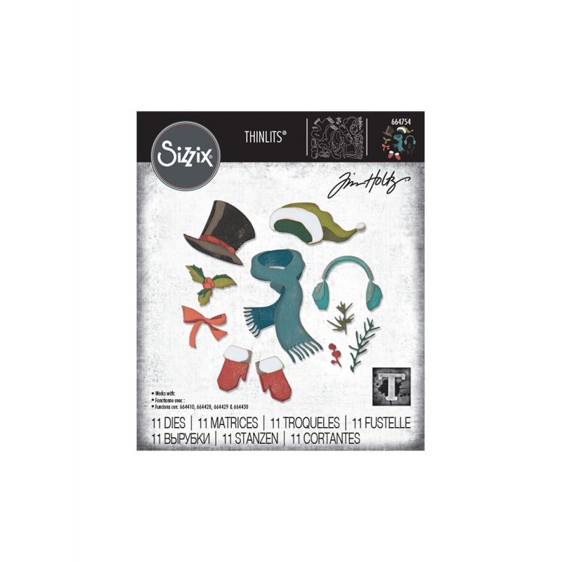 Wykrojniki Sizzix Thinlits - ZIMOWA SZAFA 11 szt. - Sizzix | Sklep EMPIK.COM