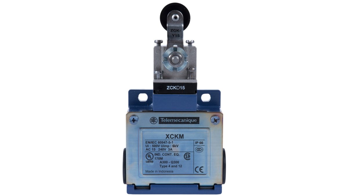 Wyłącznik krańcowy 1R 1Z migowy metal ramię z rolką metalową XCKM115H29 ...