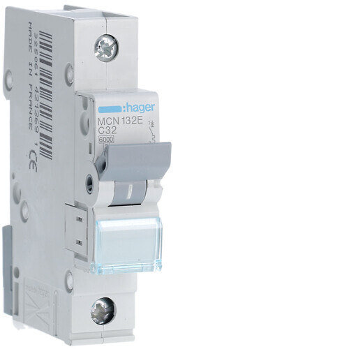 Wyłącznik nadmiarowo-prądowy, 6kA, charakterystyka C, 1-biegunowy, 32A - Inna marka | Sklep ...