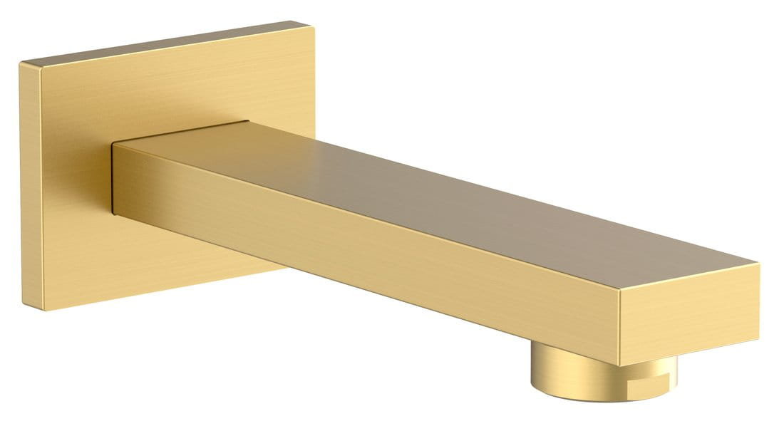 Wylewka ścienna, złoty szczotkowany - Inna marka | Sklep EMPIK.COM