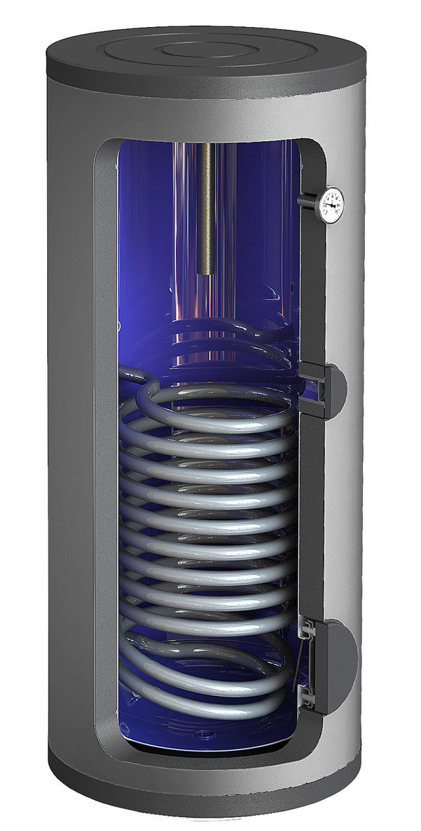 Wymiennik c.w.u. SW-200.TERMO-MAX, 200 litrów, stojący z wężownicą spiralną - Kospel | Sklep ...