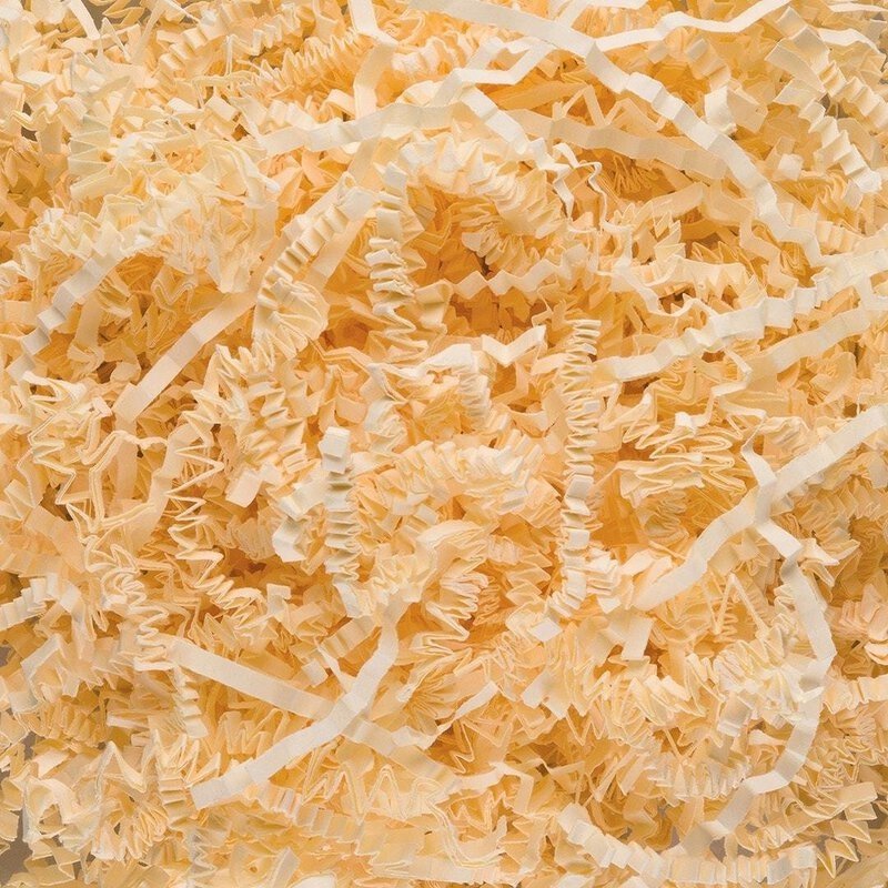 Wypełniacz PAPIEROWY 1kg Kość Słoniowa Zygzak Do Paczek EKO SizzlePak ...