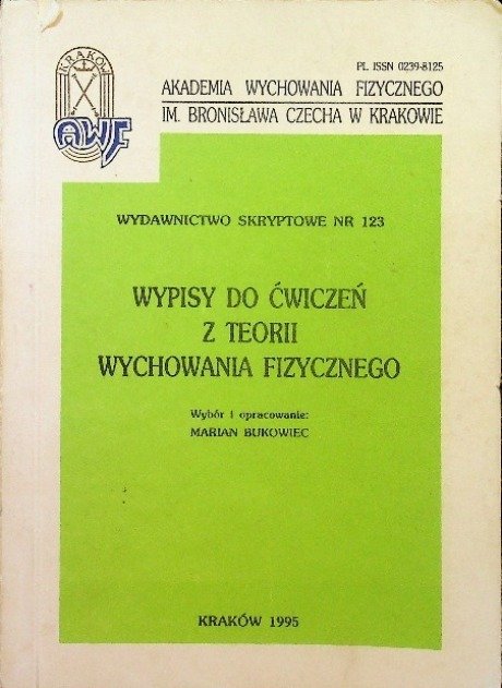 Wypisy do ćwiczeń z teorii wychowania fizycznego - W opisie | Książka w Empik
