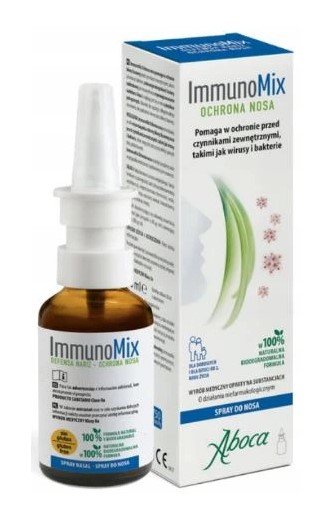 Wyrób medyczny, Aboca, ImmunoMix, Ochrona nosa spray, 30 ml | Sklep ...