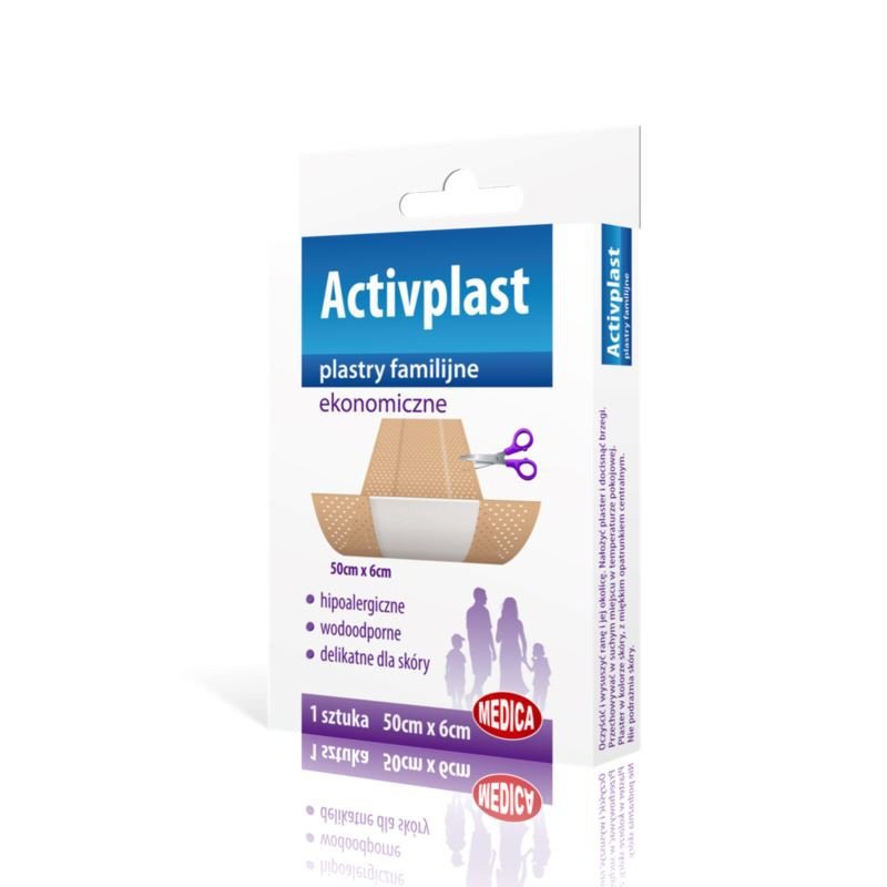 Wyrób medyczny, Activplast, Plaster Ekonomiczny, 50cm x 6 Cm, 1 Szt ...