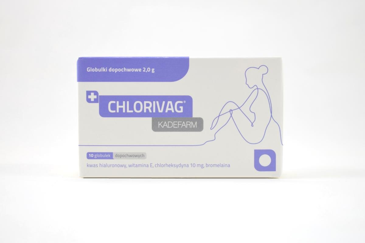 Wyrób medyczny, Chlorivag Kadefarm, globulki dopochwowe, 10 sztuk ...