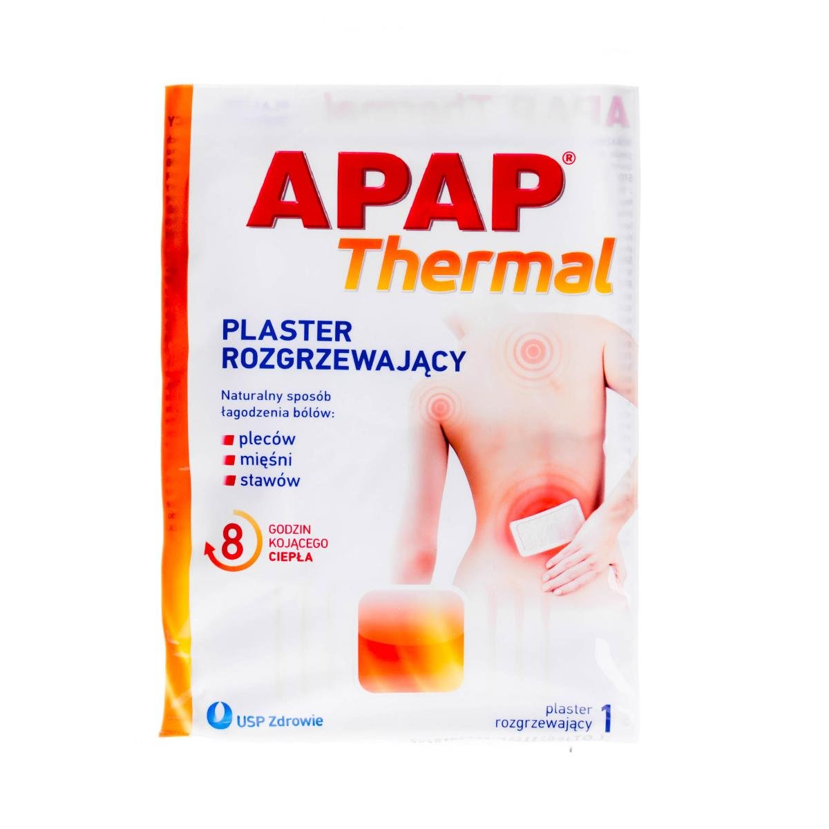 Wyrób medyczny, USP Zdrowie, APAP Thermal, plaster rozgrzewający, 1 szt ...