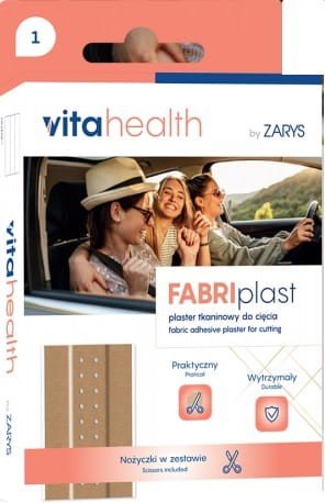 Wyrób medyczny, Zarys, Plaster FABRIplast + Nożyczki, 6cm x 1m | Sklep EMPIK.COM