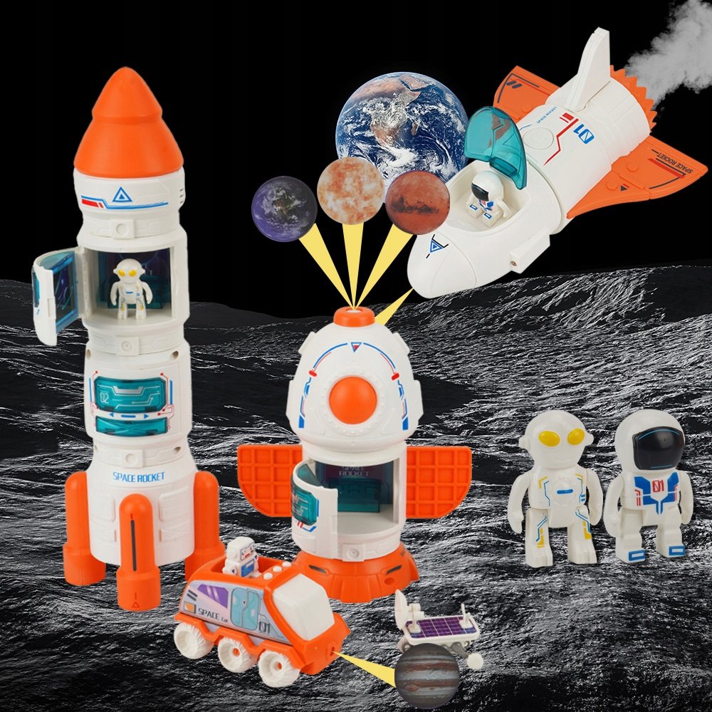 WYRZUTNIA RAKIETA KOSMICZNA KOSMOS PROM KOSMICZNY Z DŹWIĘK ŚWIATŁO DYM - Inna marka | Sklep ...
