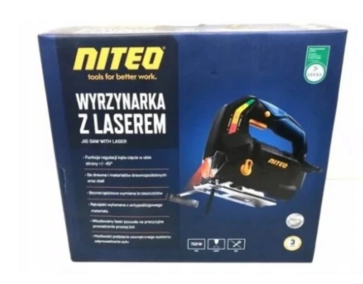 Wyrzynarka z laserem 710W Niteo Tools - Niteo | Sklep EMPIK.COM