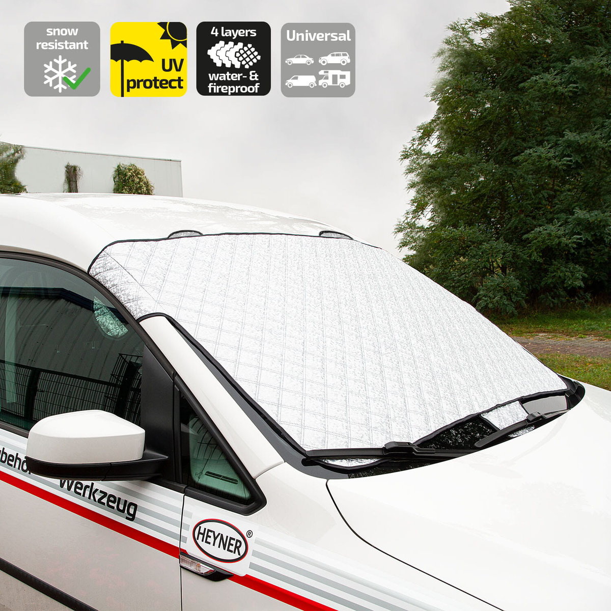 Wysokiej jakości osłona przedniej szyby HEYNER Windscreen Cover Pro ...