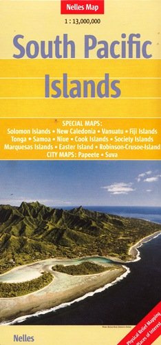 Wyspy południowego Pacyfiku. Mapa 1:13 000 000 - Opracowanie zbiorowe ...