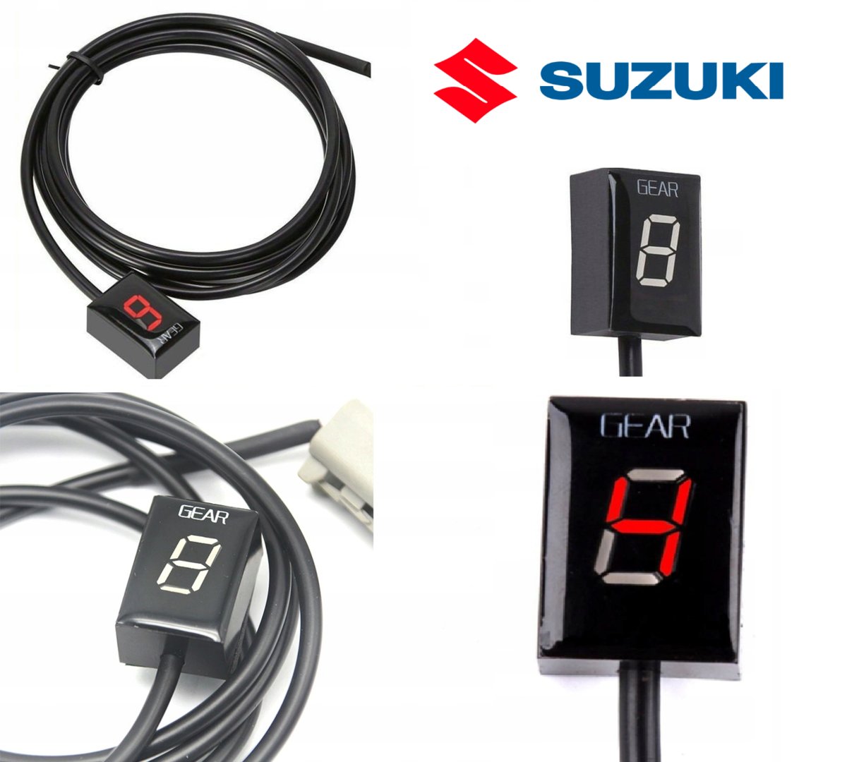 Wyświetlacz biegów SUZUKI GSX GSXR GSR GSF DL SV TL M C Intruder - Inna ...