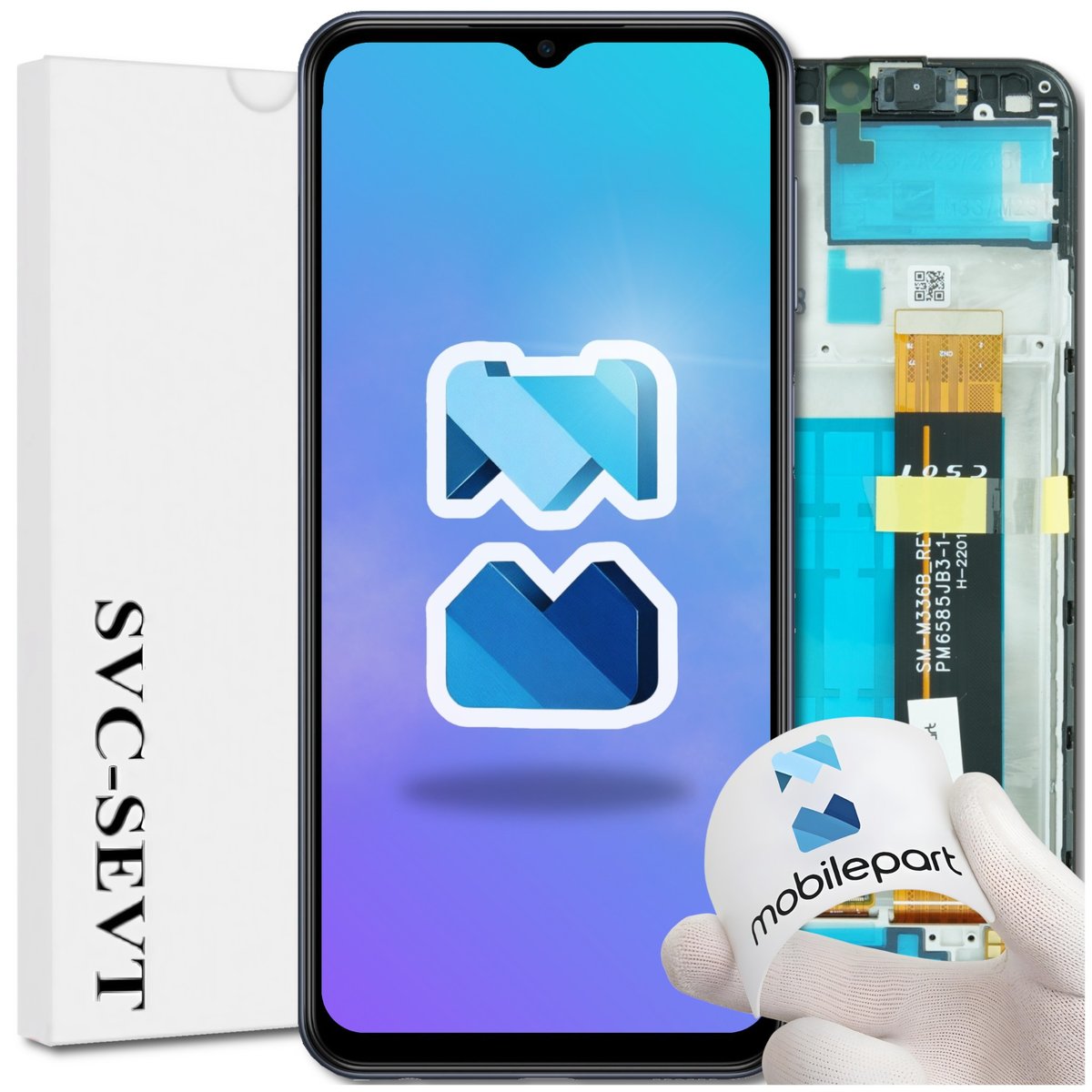 Wyświetlacz do Samsung Galaxy M33 5G LCD SM-M336B Ramka Oryginał ...