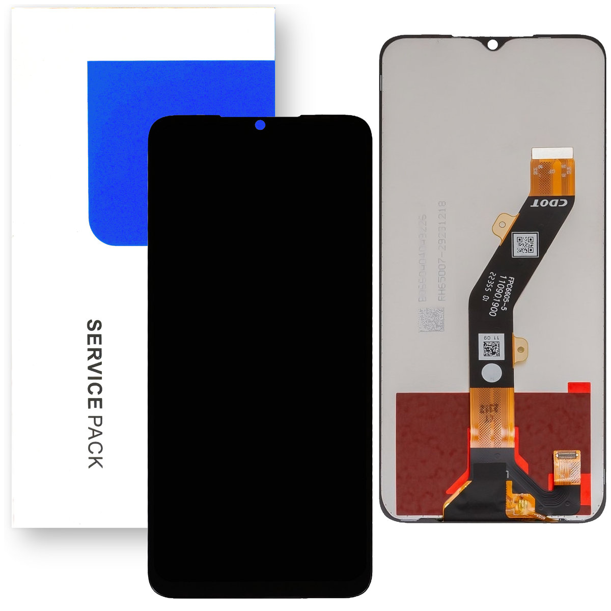 Wyświetlacz do Tecno Spark 10 LCD KI5q Service Pack Oryginał Mobilepart ...