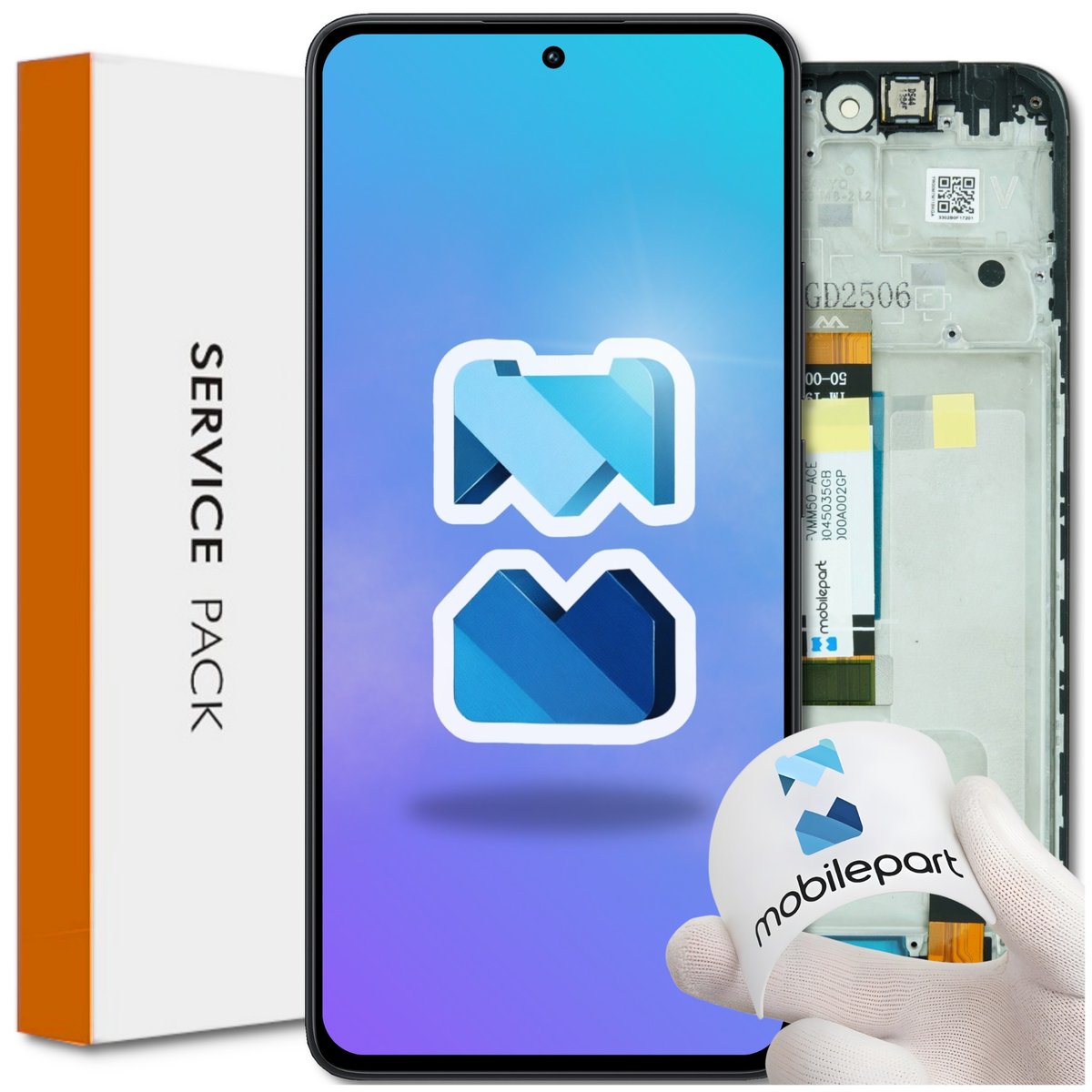 Wyświetlacz do Xiaomi Redmi 12 LCD 23053RN02Y Ramka Oryginał Mobilepart ...