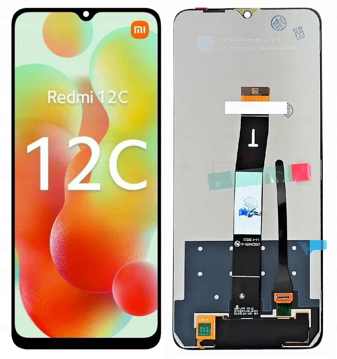 WYŚWIETLACZ EKRAN LCD DO XIAOMI REDMI 12C 22120RN86G 22120RN86I ...