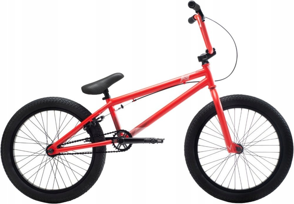 WYTRZYMAŁY Rower BMX BIKER VERDE AV RED Rama 20 cali Koło 20" Czerwony ...