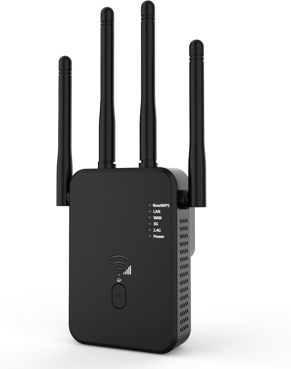 Wzmacniacz Wi-Fi Dual Band 1200Mbps Repeater, RouterPunkt Dostępu LAN ...