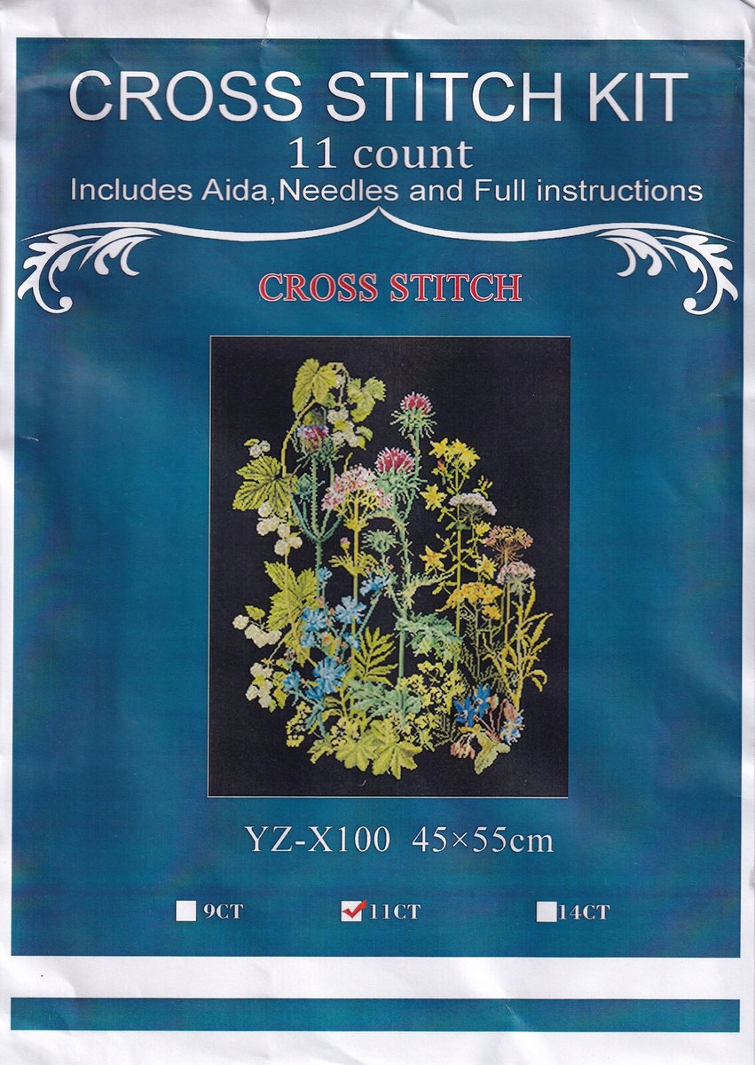 X100 DIY haft krzyżykowy zestaw nadruk 40x50 kwiaty - Koltat | Sklep EMPIK.COM