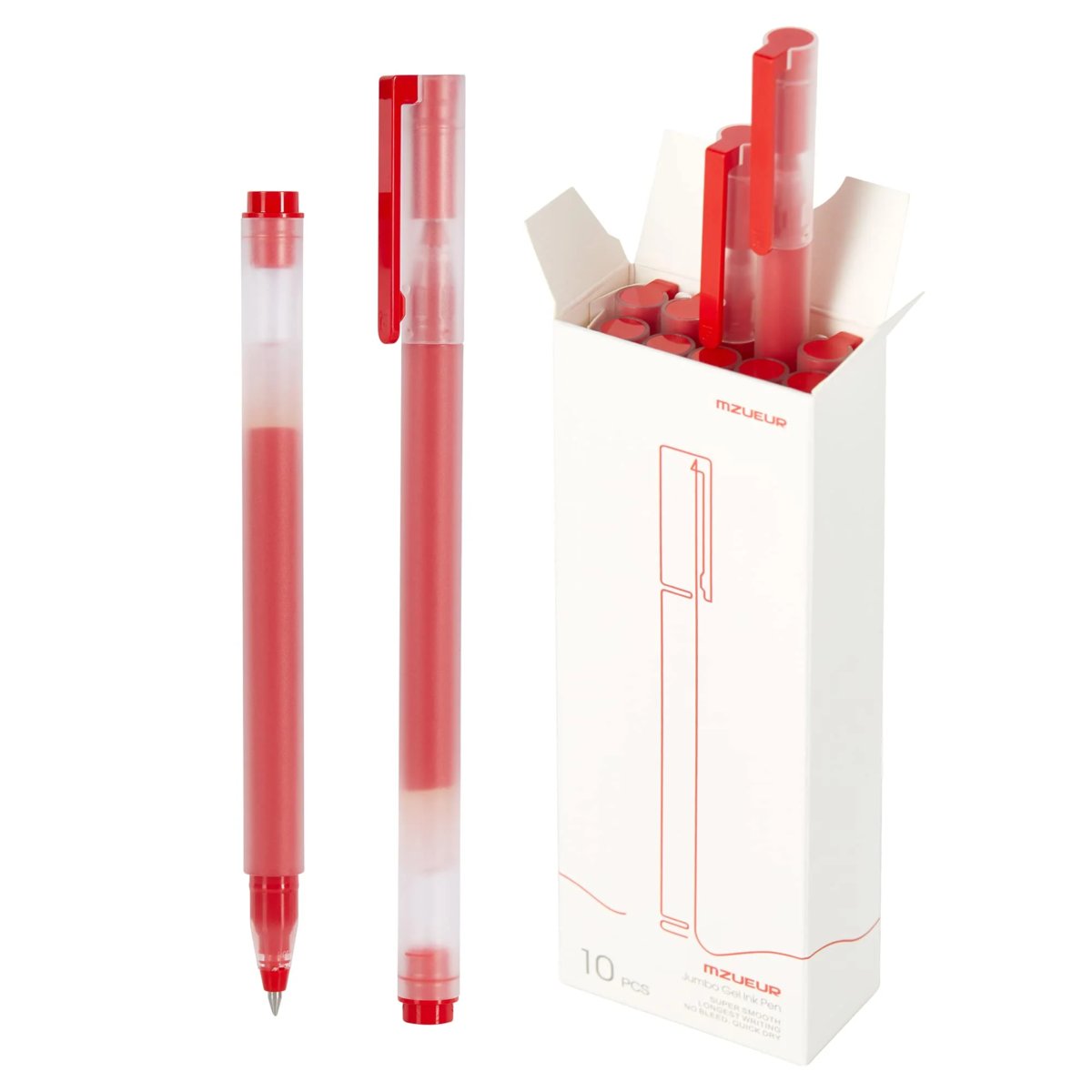 Xiaomi High-Capacity Gel Pen, 10-Pack, Red - Inna marka | Sklep EMPIK.COM